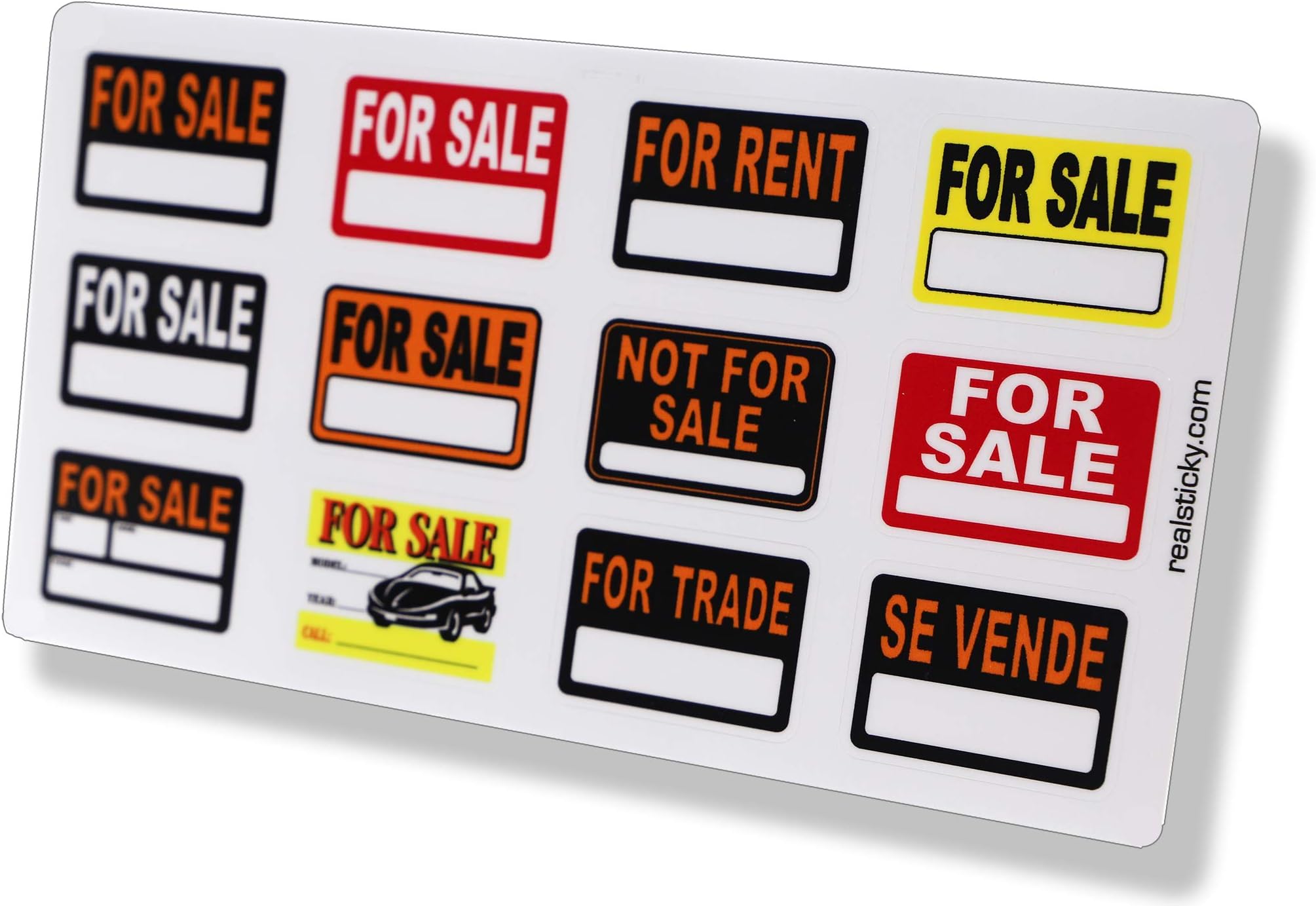 Amazon.com: 1:10 Scale for Sale Remote Control Sticker Sheet R/C Sign ...