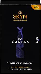 Amazon.com: SKYN Caress Personal Massager - Clitoral Stimulator - Water ...