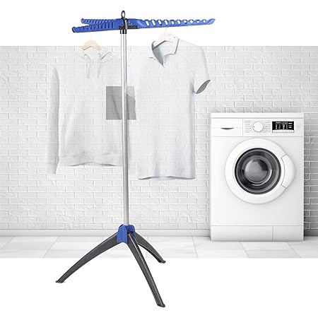 riziza Folding Clothes Drying Rack - Sturdy Stand, Portable Tripod ...