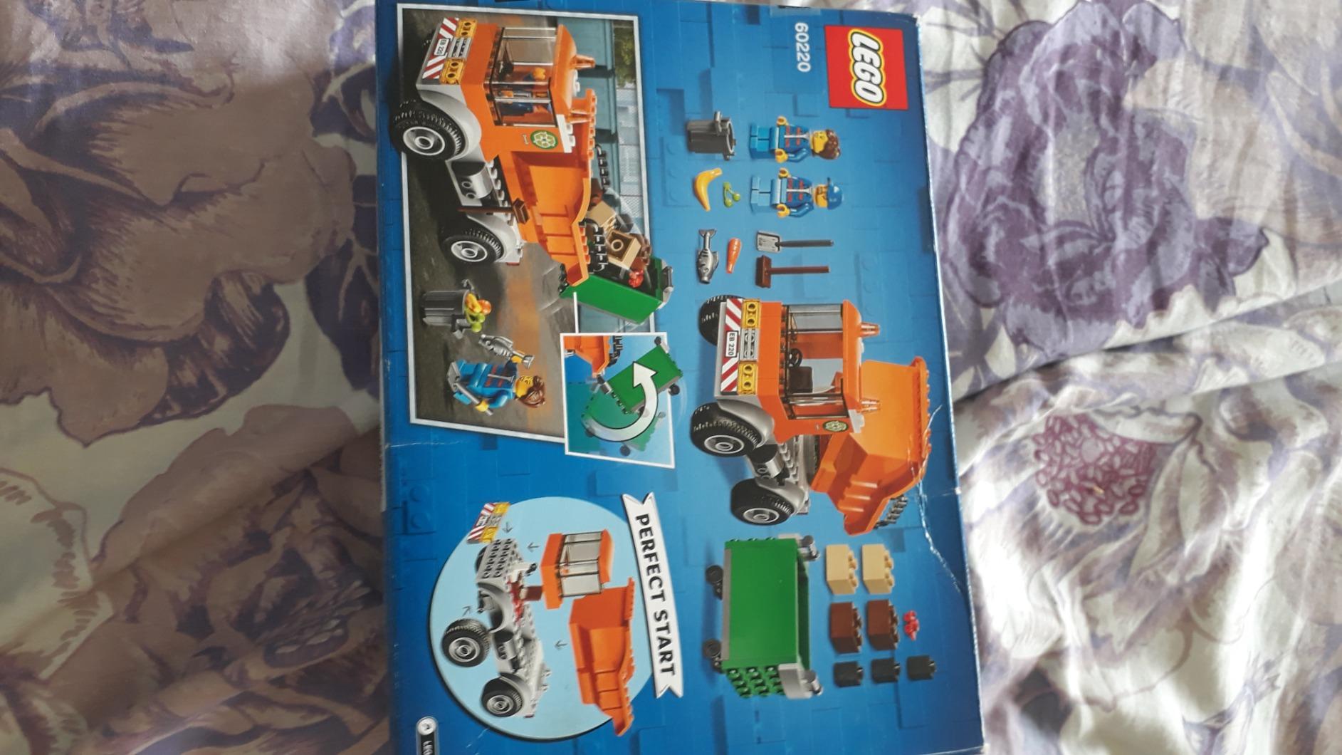 LEGO 60220 City Great Vehicles Garbage Truck Toy with 2 Minifigures and ...