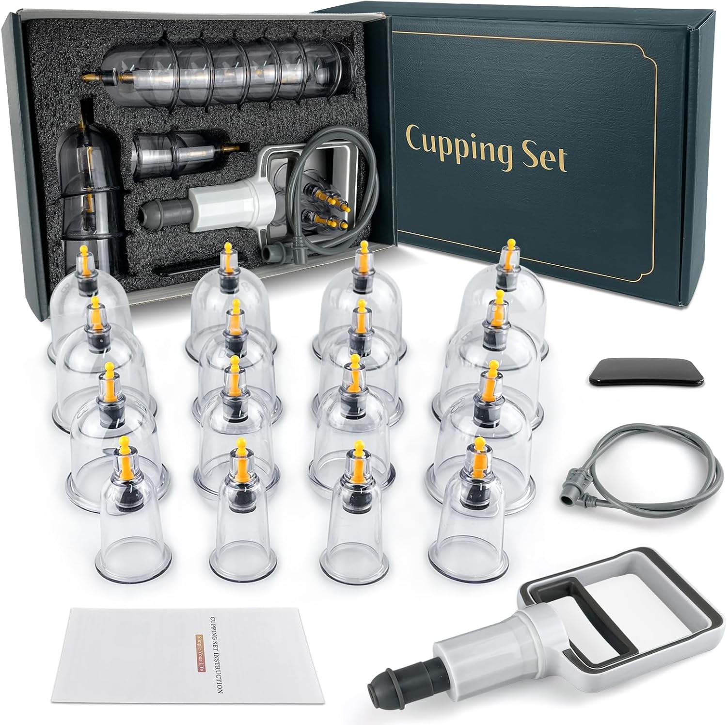 Amazon.com: DEFUNX Cupping Set 16 Cups - Cupping Kit for Massage ...