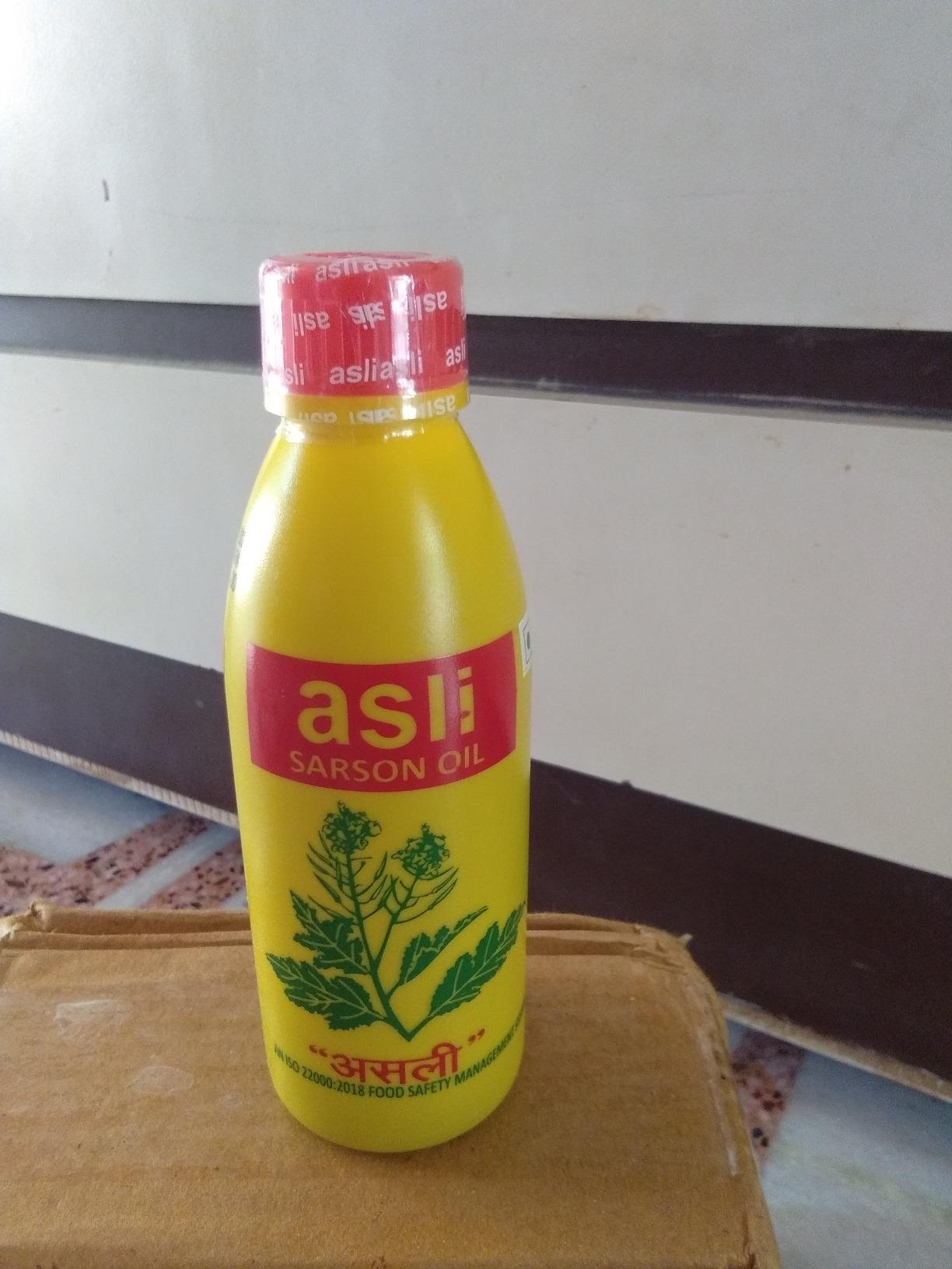 Asli Kachi Ghani Mustard Oil- 200 Ml x 4 | Pack of 4 | : Amazon.in ...