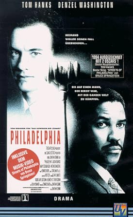 Philadelphia [VHS] : Tom Hanks, Denzel Washington, Jason Robards, Mary ...