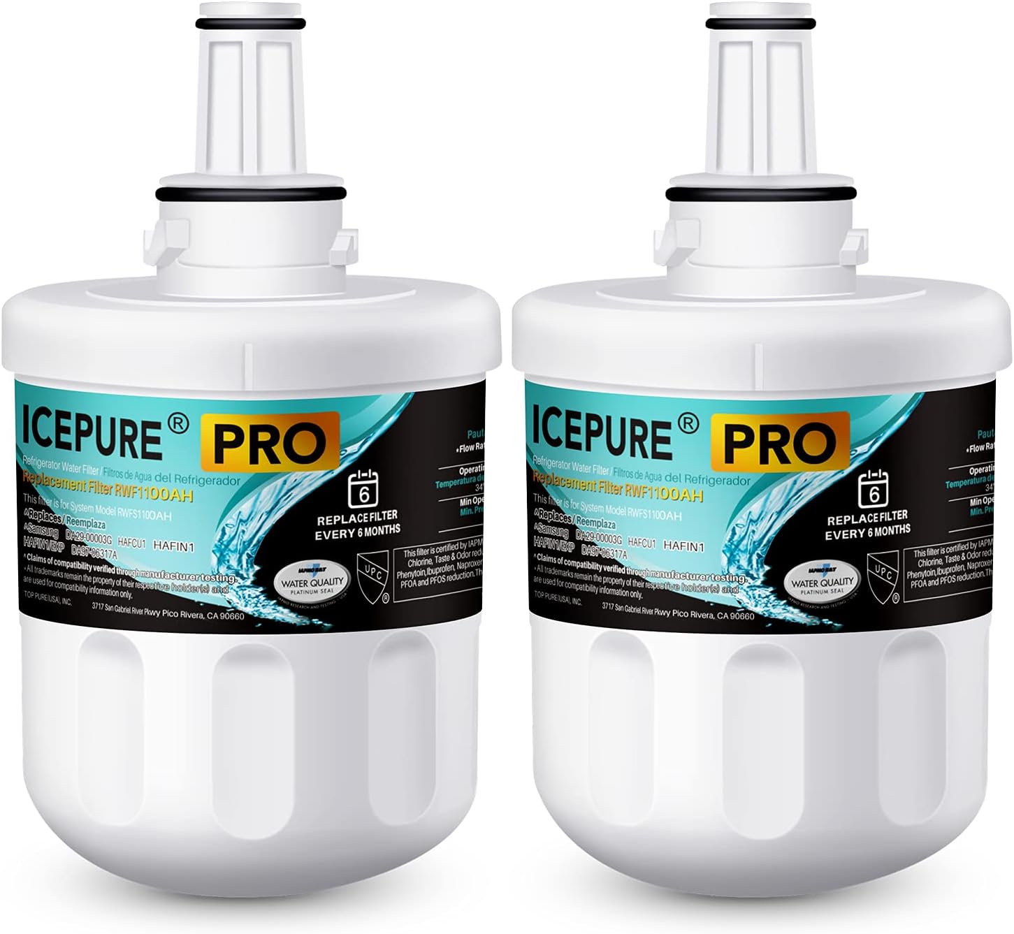 Amazon.com: ICEPURE DA29-00003G Remove PFOA&PFOS, NSF/ANSI 401&473&53 ...