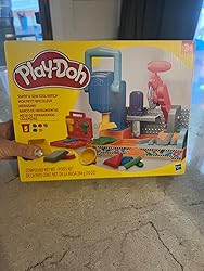 Amazon.com: Play-Doh Stamp & Saw Tool Bench Playset, Construction Toys for Boys & Girls 3 Years ...