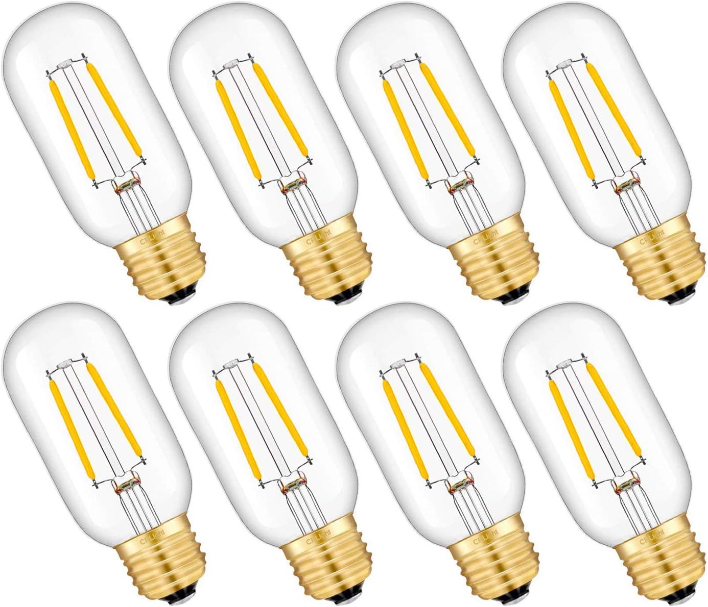 OMAYKEY 4W Dimmable LED Edison Bulb 40W Equivalent 2700K Warm White 400 ...