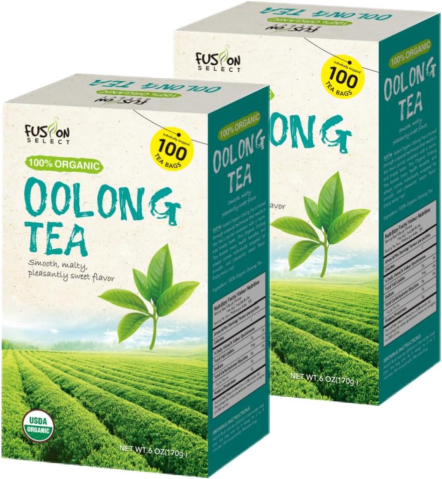 Amazon.com : Touch Organic Tea, Cube Oolong, 100 Count : Black Teas ...