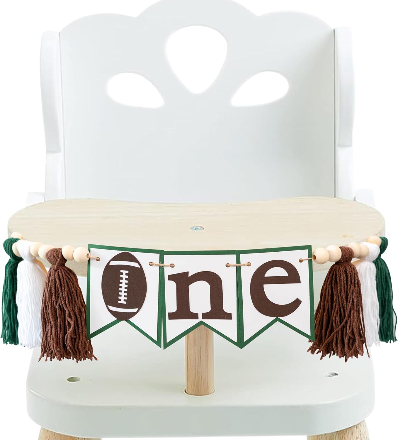 Amazon.com: Football 1st/First Birthday High Chair Banner - Tassel 1st ...
