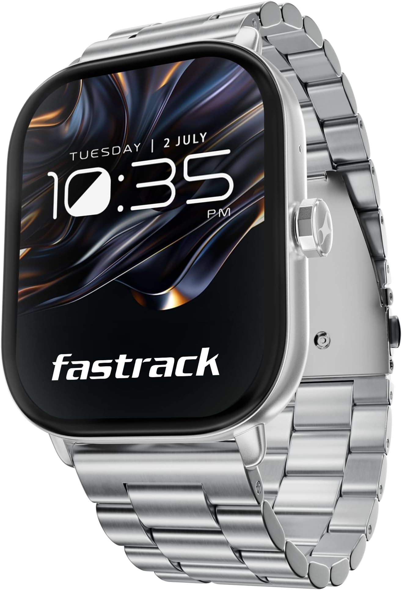 Fastrack Radiant FX2 2.04" AMOLED Smart Watch with BT Calling, Voice ...