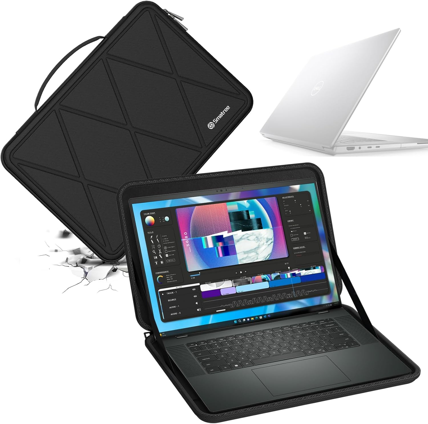 Amazon.com: Smatree Hard EVA Protective Sleeve Case Compatible for 16.3 ...