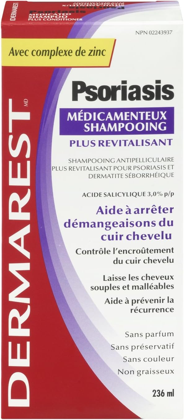 Dermarest Medicated Shampoo - 236ml - Helps Stop Scalp Itch, Fragrance ...