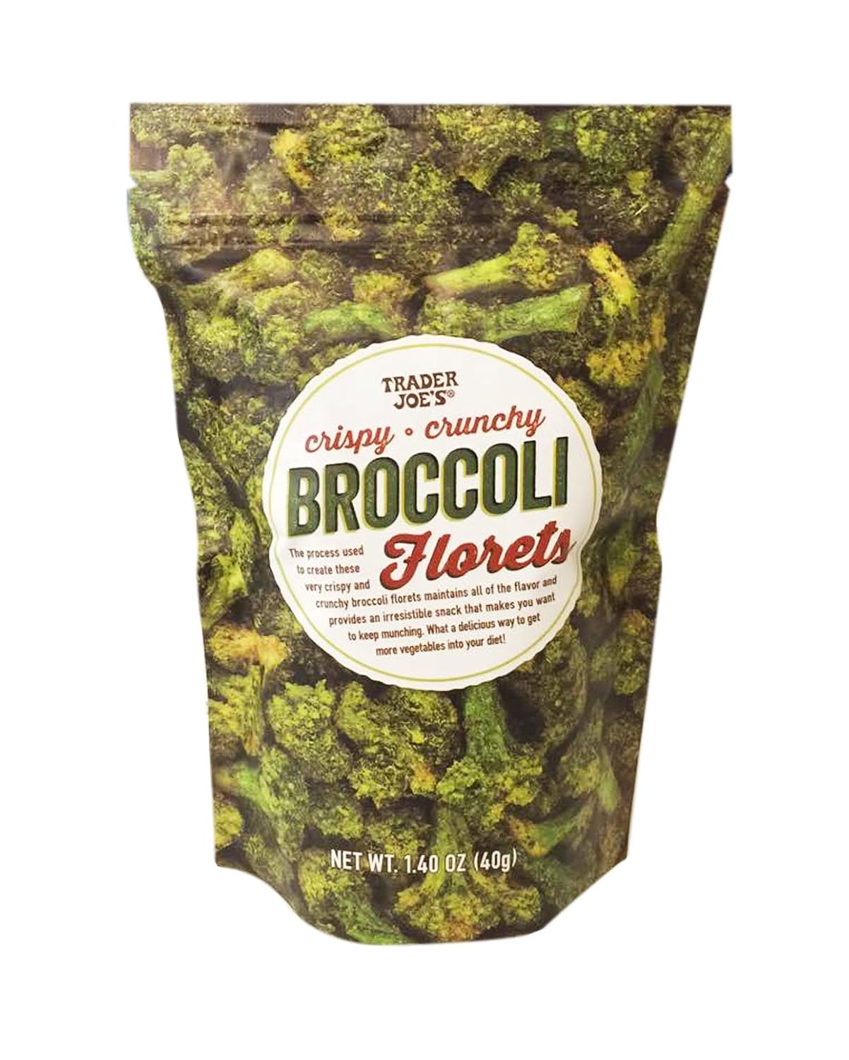 Amazon.com: Trader Joe's Crispy and Crunch Broccoli Florets 1.40oz (5 ...