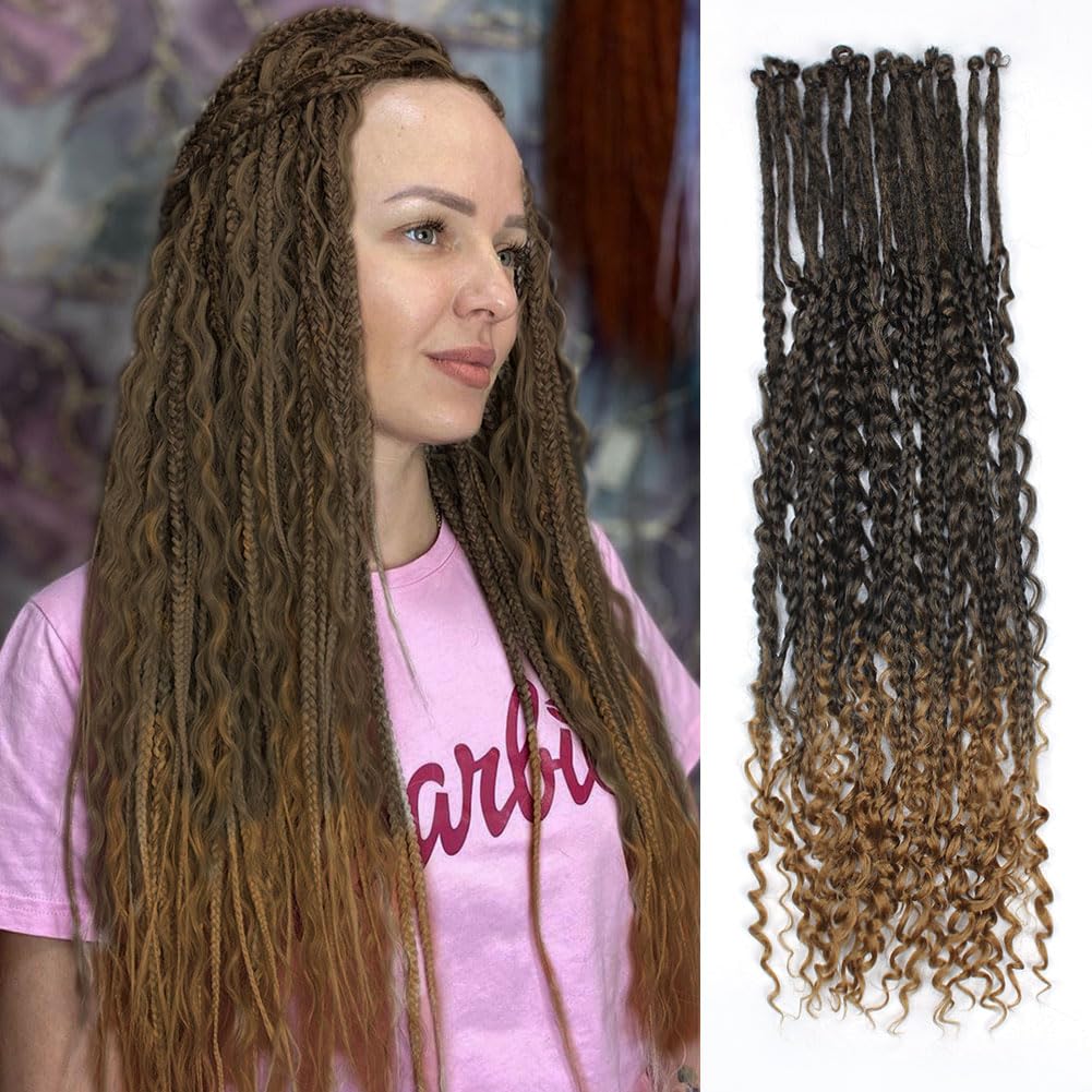 Amazon.com : Kraler 24 inch Boho Dreadlock Extensions, 20 Strands SE ...