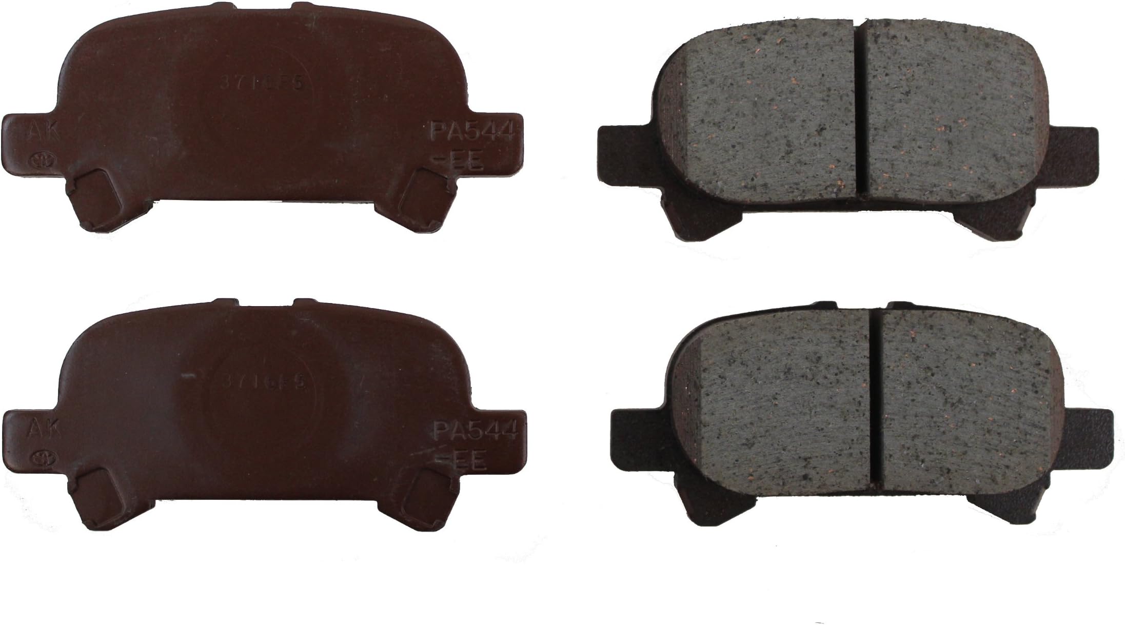 Amazon.com: Toyota Genuine Parts 04466-33060 Rear Brake Pad Set ...