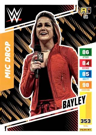 Amazon.com: BAYLEY 2024 Panini WWE Adrenalyn XL #34 NM-MT Wrestling ...