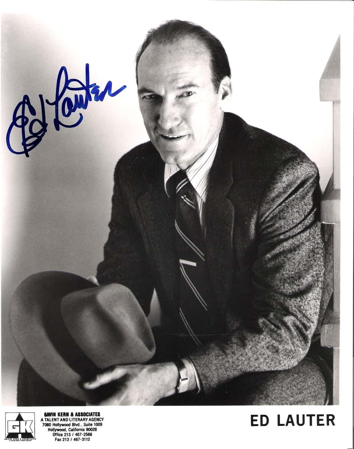 ED LAUTER as FITCH in "THE ROCKETEER" Signed 8x10 B/W Photo ...