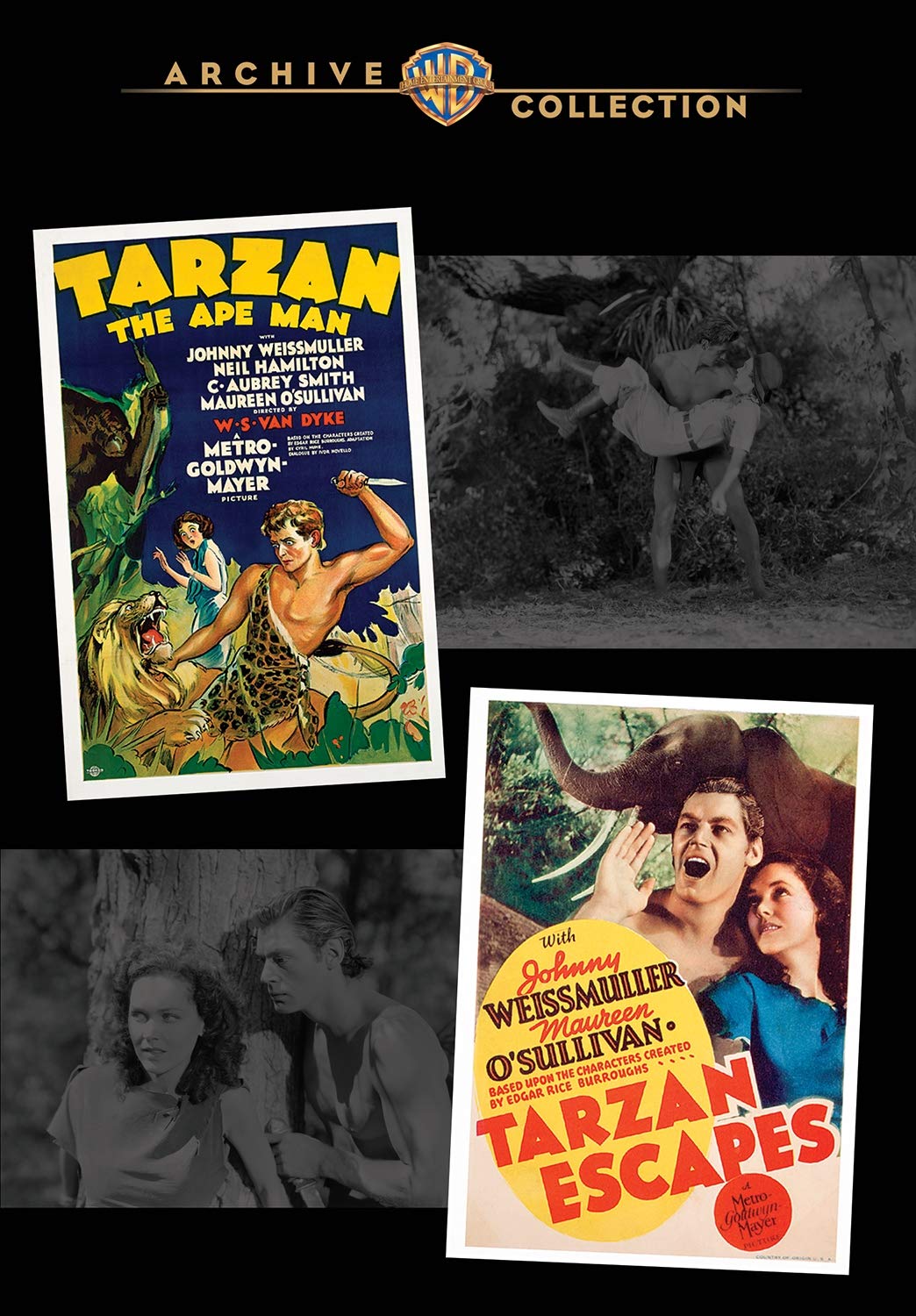 Amazon.com: Tarzan The Ape Man / Tarzan Escapes : Weissmuller, Johnny ...
