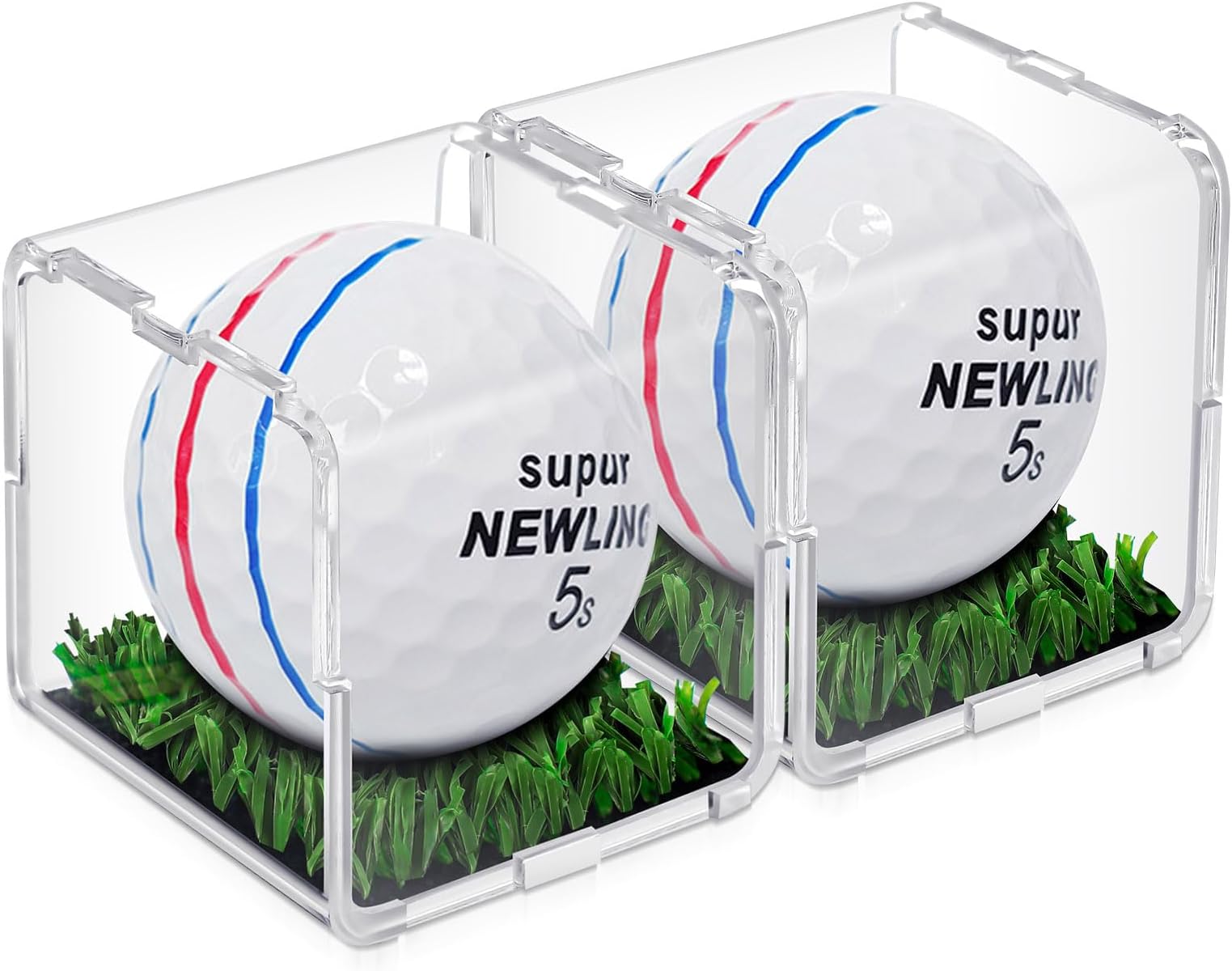 Amazon.com: Hooqict Golf Ball Display Case Clear Acrylic Golf Ball ...