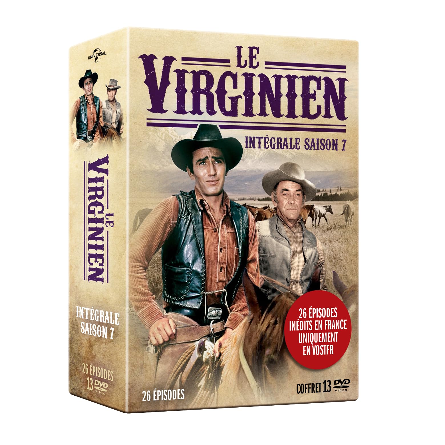 Le Virginien - Intégrale saison 7 - Coffret 13 DVD: DVD et Blu-ray ...