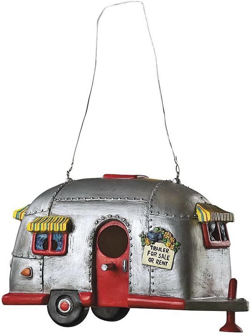 Amazon.com : Camper Birdhouse Trailer Bird House Airstream Style RV ...
