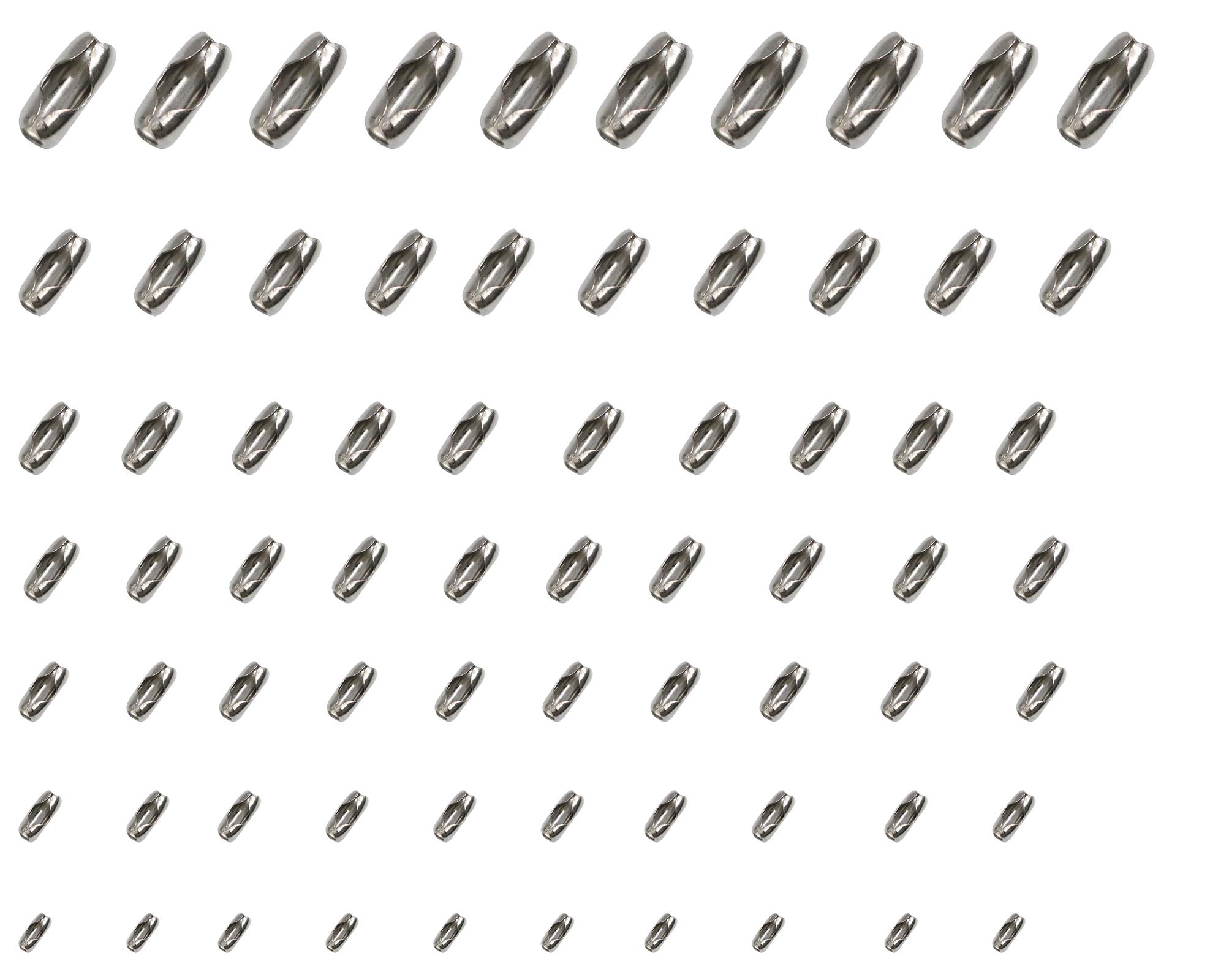 Amazon.com: Ruwado 70 Pcs Chain Connector Clasp Stainless Steel Bead ...
