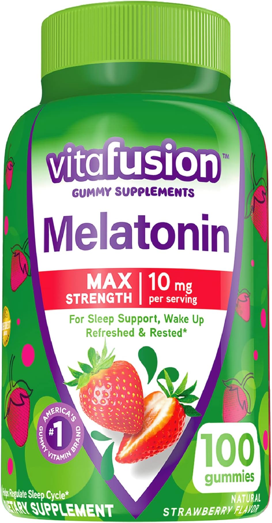 Amazon.com: Vitafusion Max Strength Melatonin Gummy Supplements ...