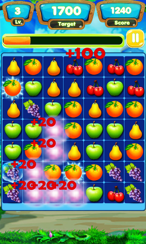 Juicy Fruit Swipe Splash - Connect Lines Puzzle Game:Amazon.com ...