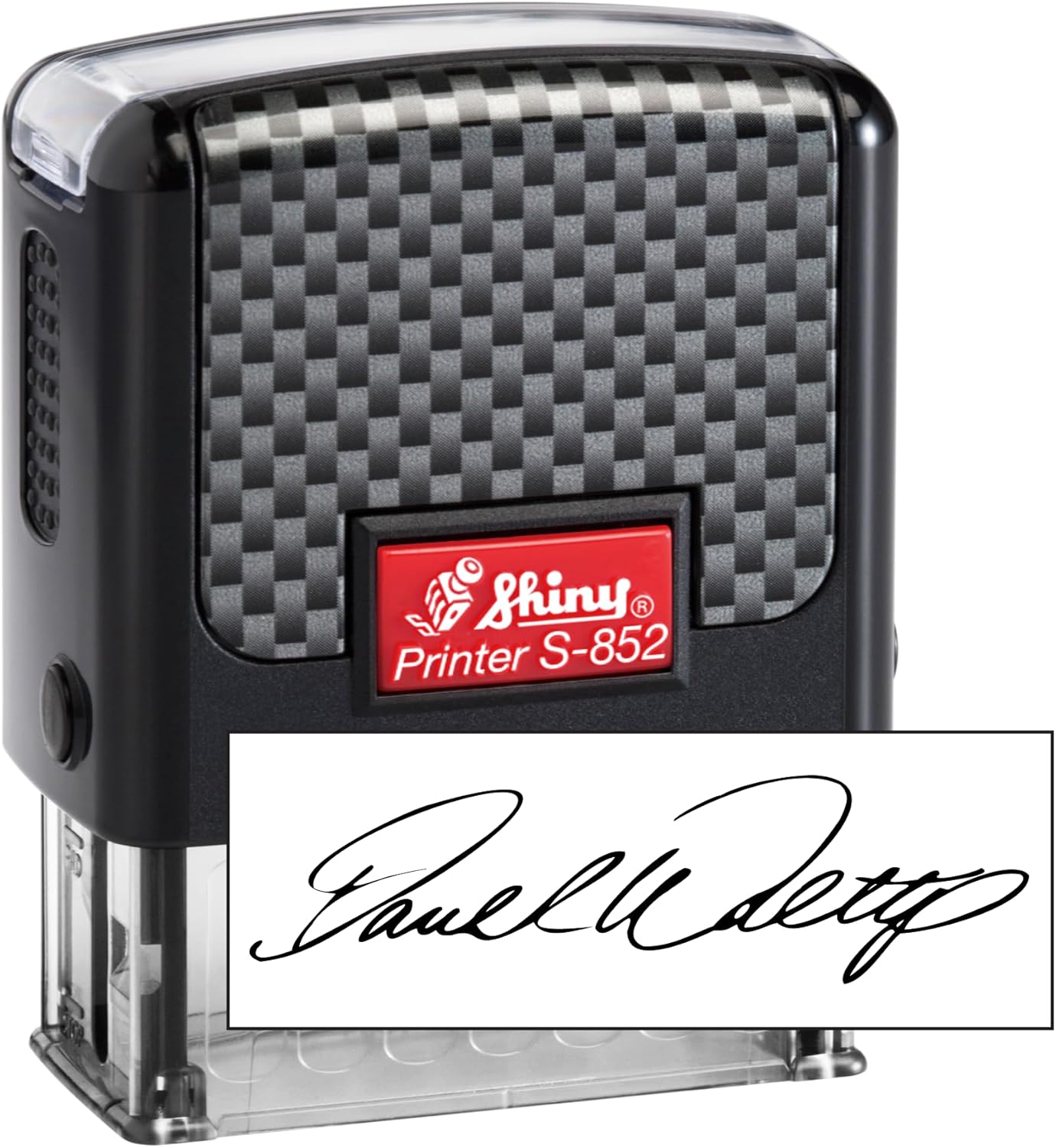 Amazon.com : Shiny S-852 Customized Signature Stamp - Small Size ...