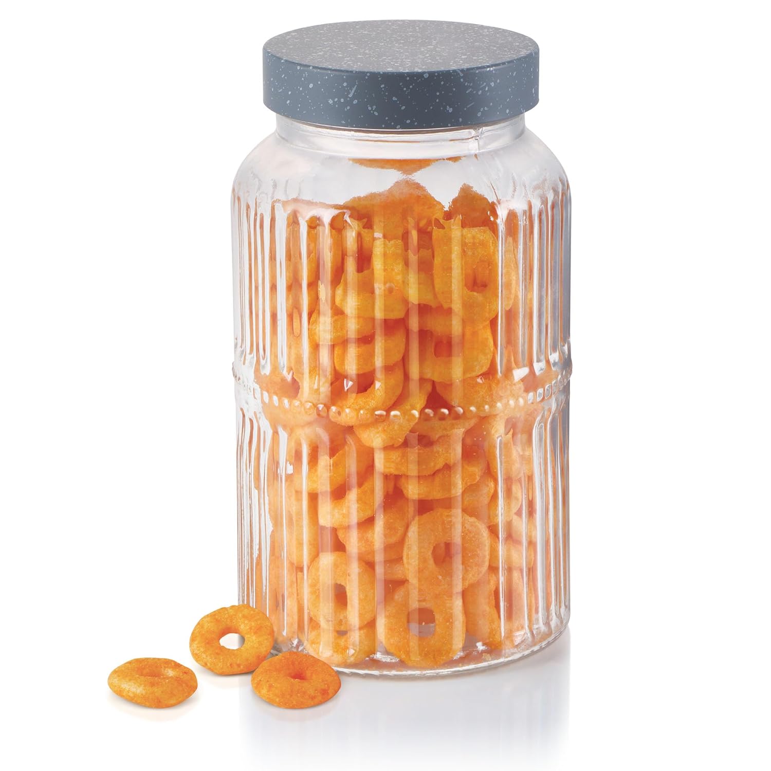 Treo By Milton Granito Jar 1300 with Granite Finish Steel Lid, 1.3 ...
