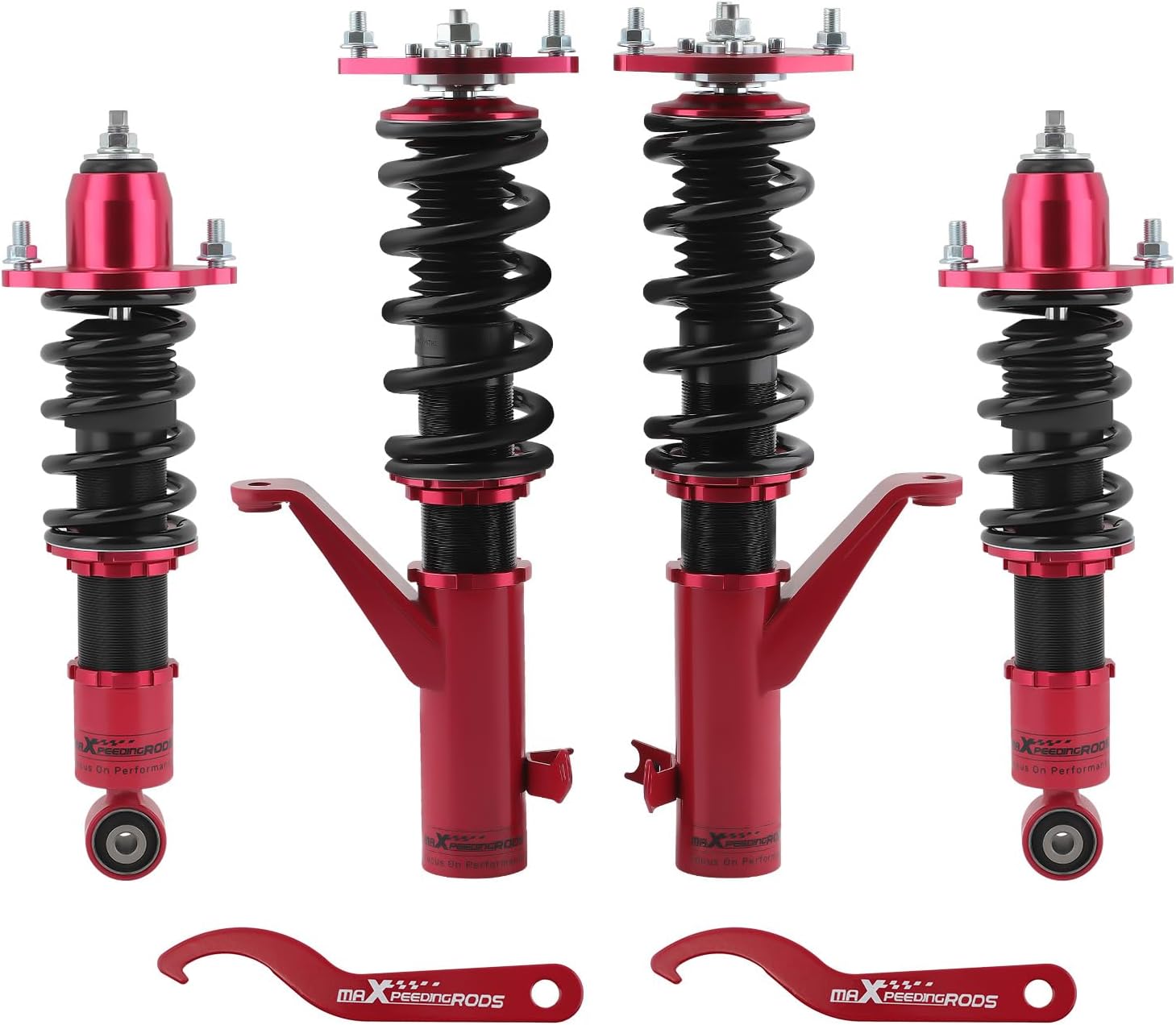 Amazon.com: maXpeedingrods Coilovers Adjustable Height for Honda Civic ...