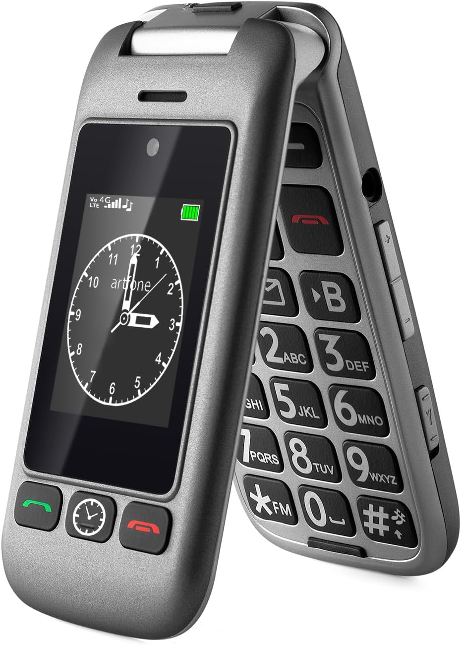 Vortex V3 4G LTE Flip Phone | visualización dual 2.4 pulgadas principal ...