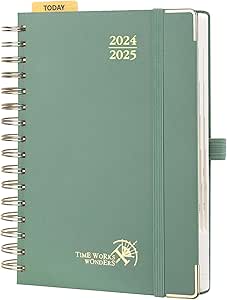 Amazon.com : POPRUN Daily Planner 2024-2025 One Page A Day - [Spiral ...