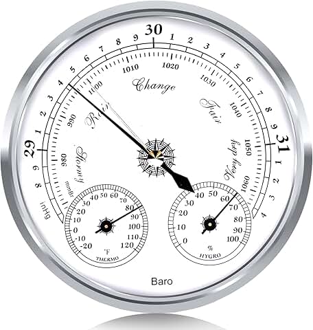 Amazon.com: Barometers - Barometers / Thermometers & Weather ...