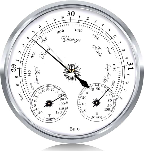 Amazon.com: Barometers - Barometers / Thermometers & Weather ...