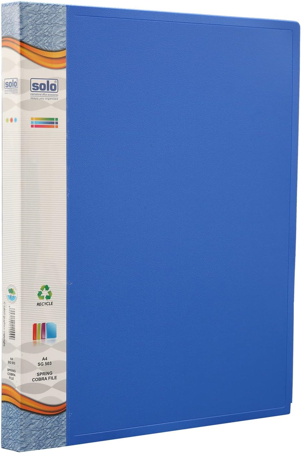 Solo SG- 503 Spring Cobra File A4 - Blue : Amazon.in: Office Products