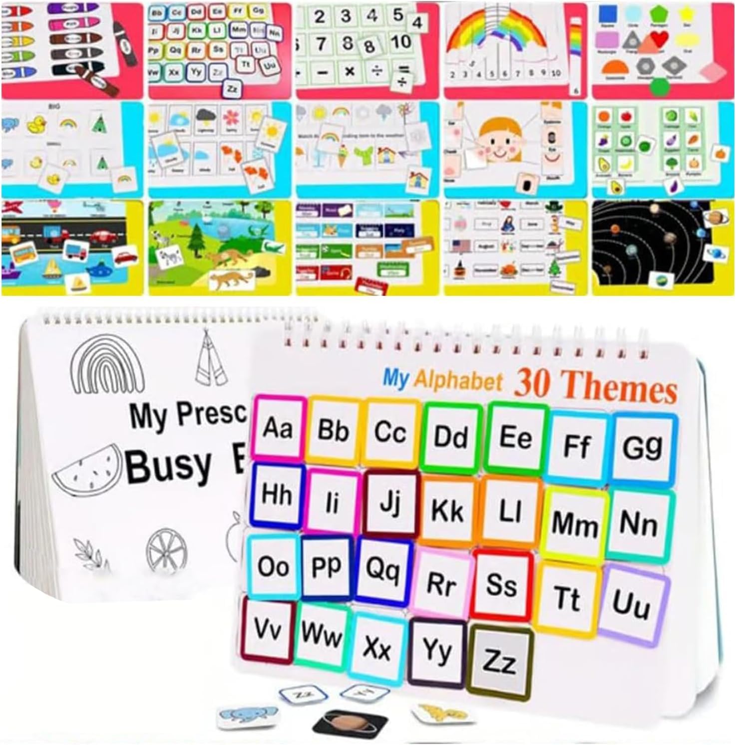My Preschool Busy Book for Toddlers, Preschool Busy Book, Montessori ...