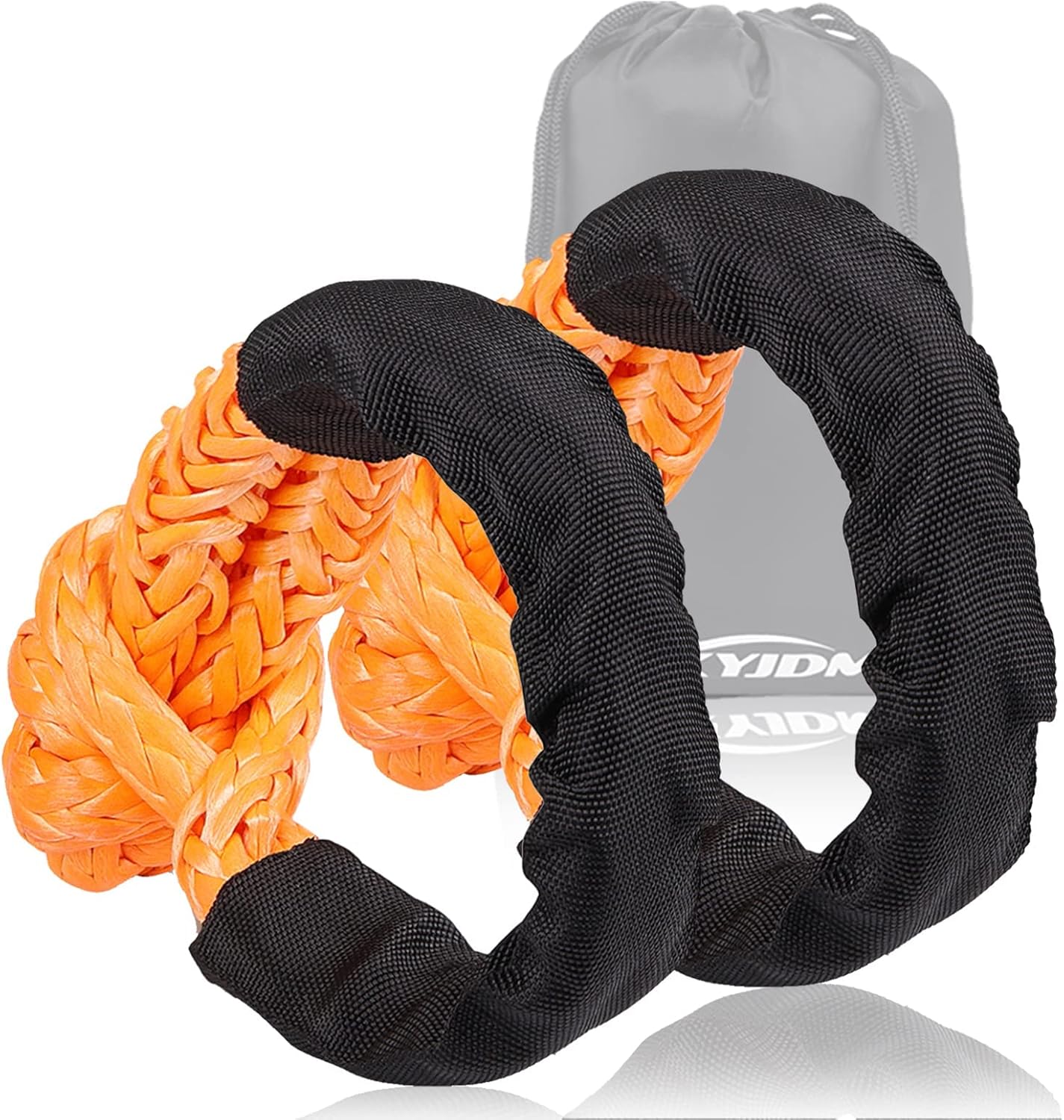 Amazon.com: SKYJDM Synthetic Soft Shackle Recovery Kit - 1/2 in x 22 in ...