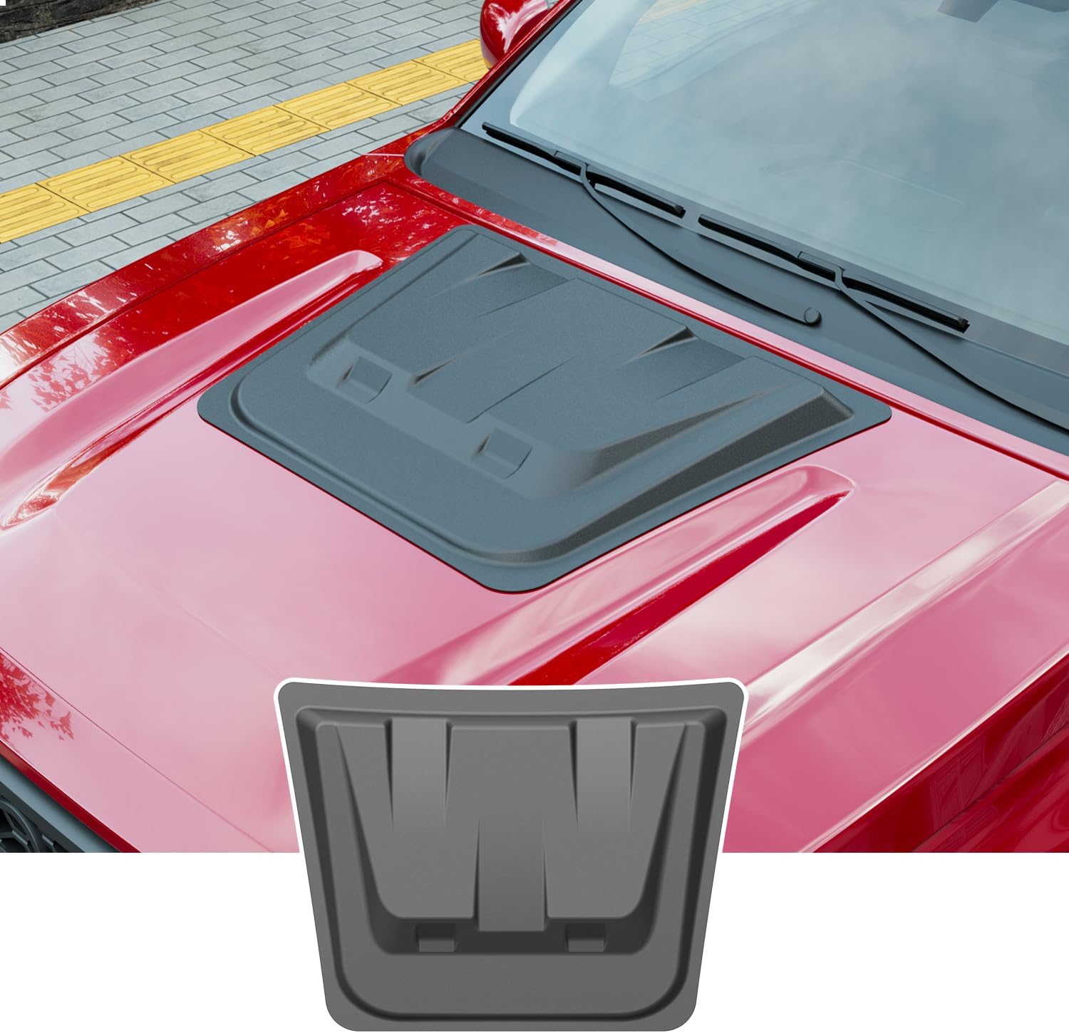 Amazon.com: powoq Hood Scoop Compatible with 2022-2024 2025 Nissan ...