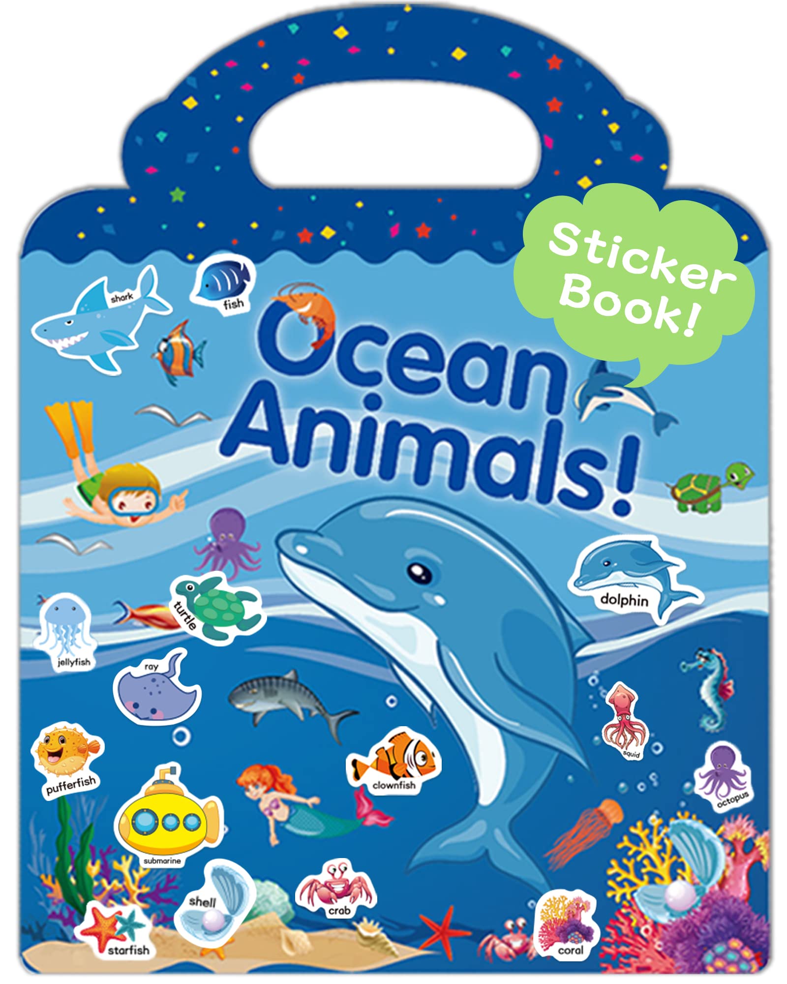 Snapklik.com : Benresive Reusable Sticker Book For Toddlers 2-4 Years ...