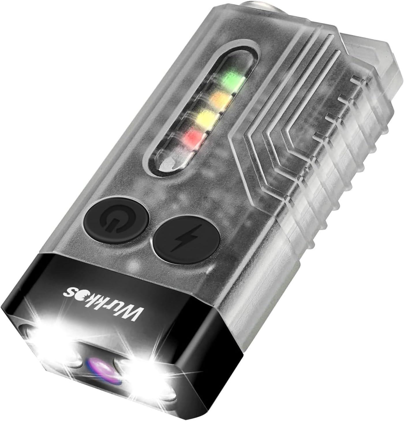 Wurkkos Mini Led Flashlight Rechargebale with 365nm UV Light,Super ...