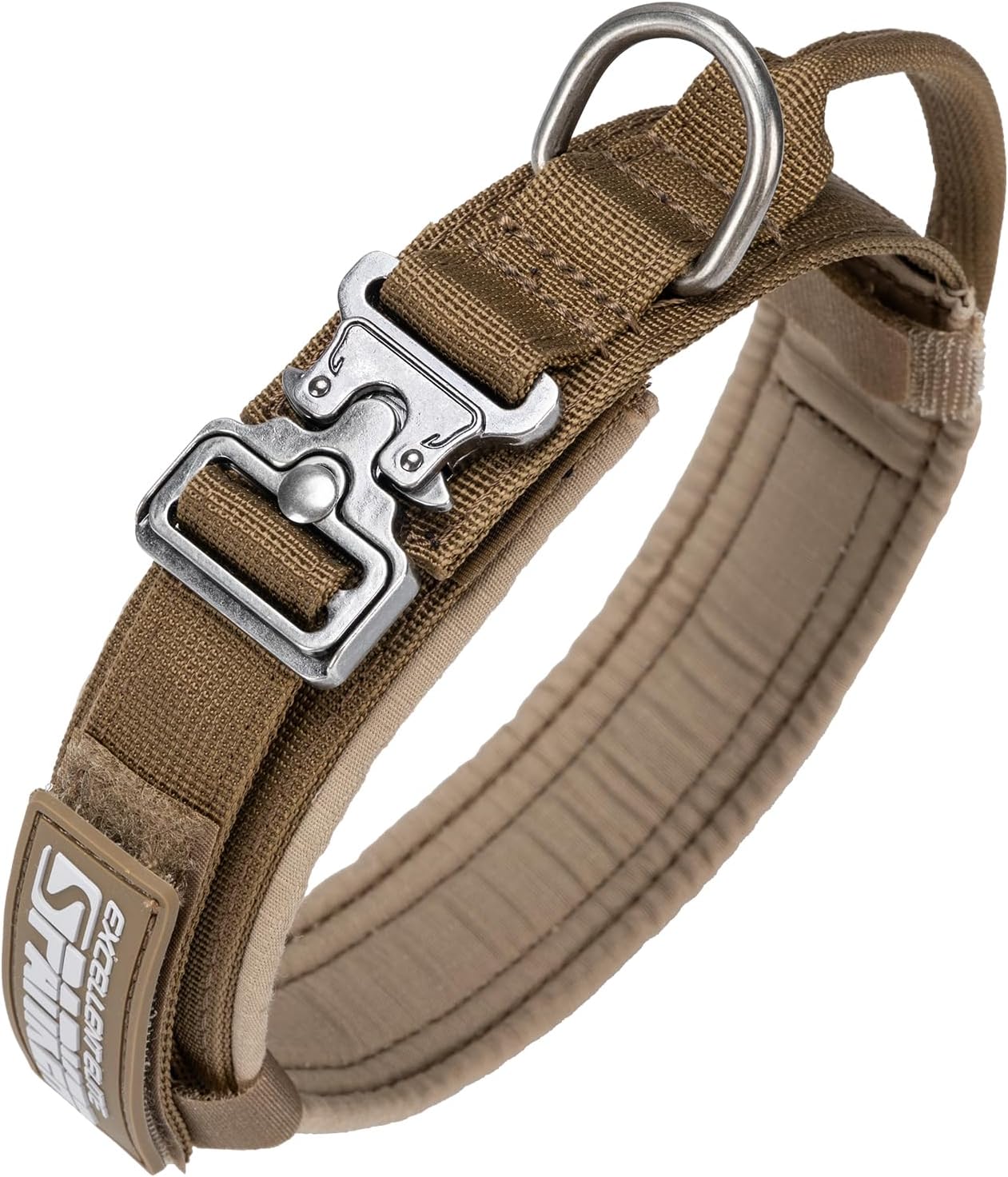 Amazon.com : Personalized Military Tactical Dog Collar with Handle ...