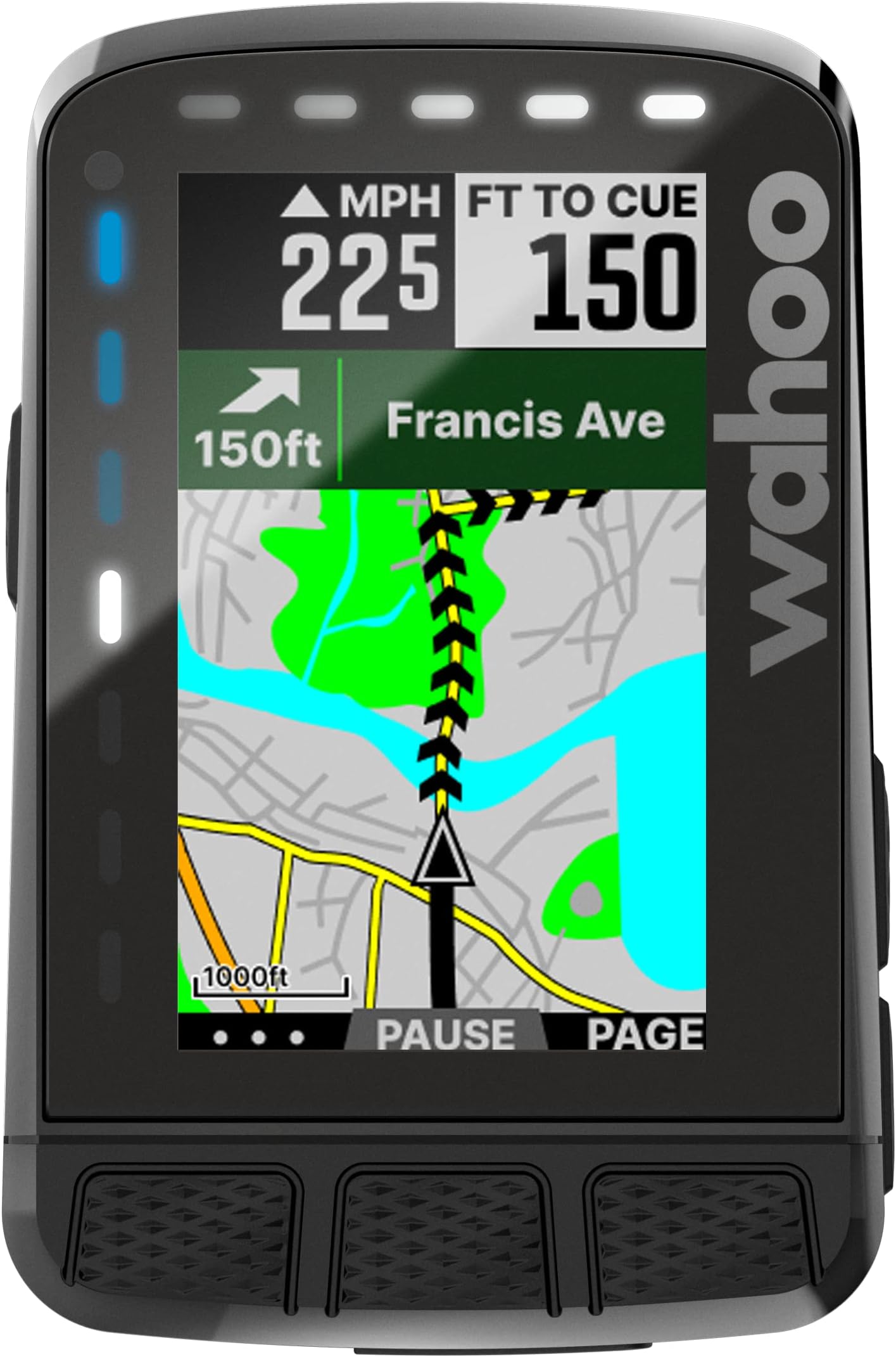 Wahoo Fitness WFCC6 ELEMNT ROAM V2 GPS Cycling/Bike Computer, Stealth ...
