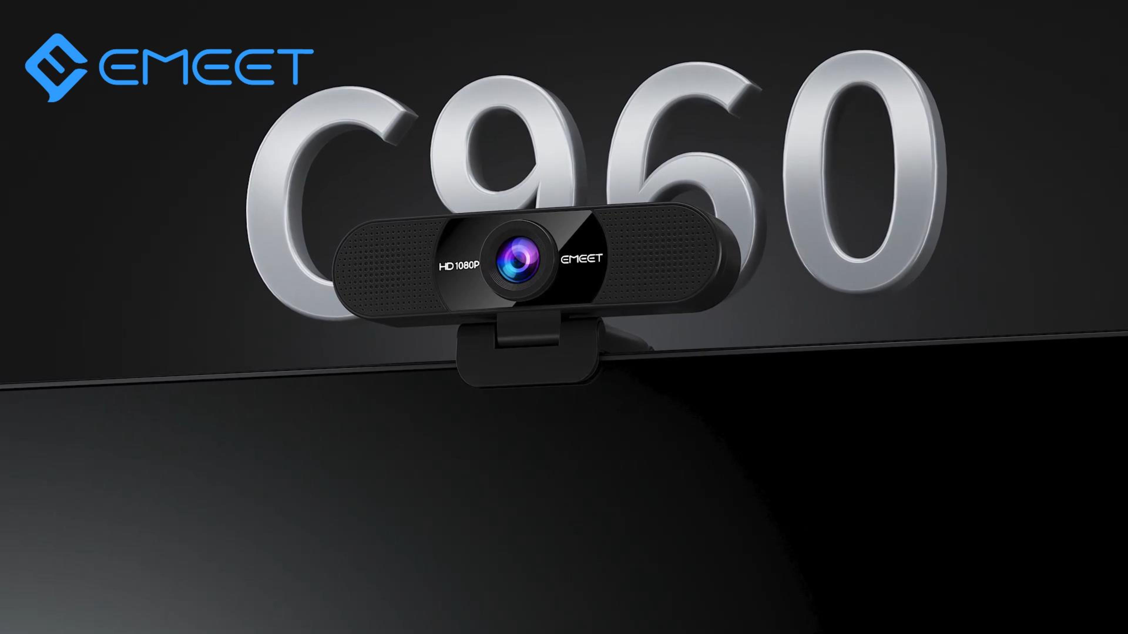 Watch 1080P Webcam with Microphone EMEET C960 on Amazon Live
