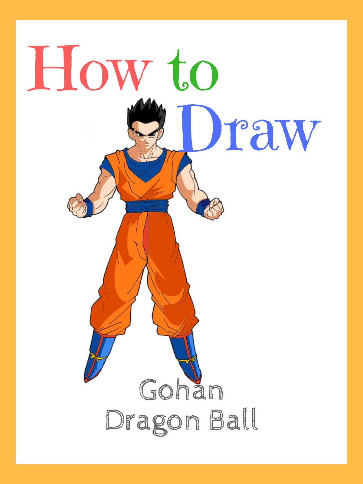 Easy Gohan Drawings