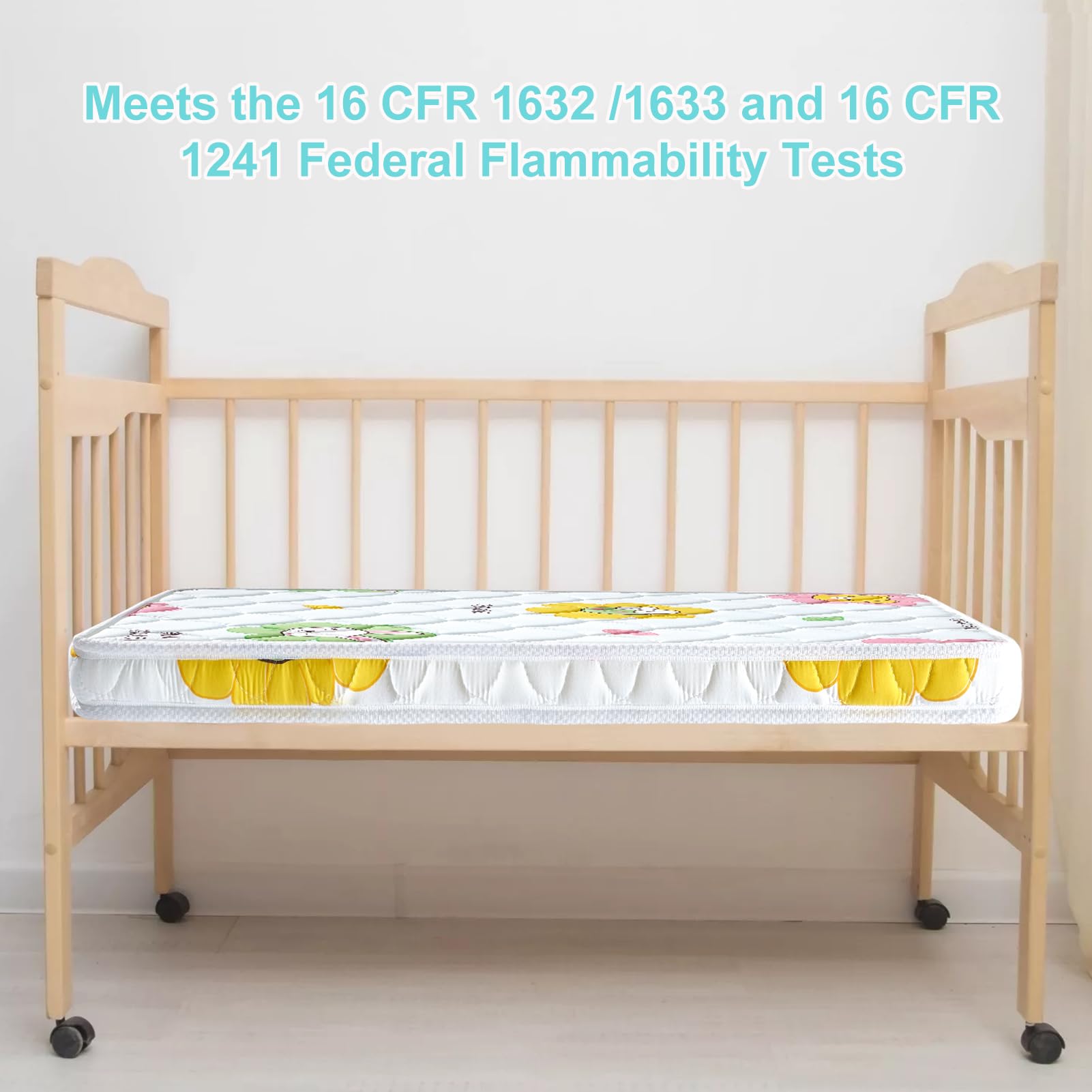 Premium Foam Small Baby Mattress - Knitted Fabric Soft and Comfortable ...
