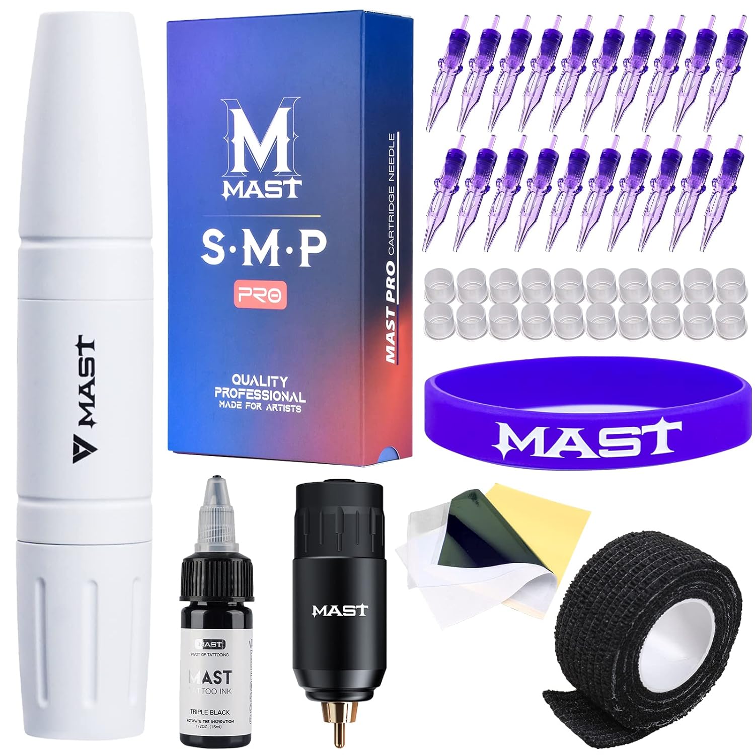 Amazon.com: Mast Tattoo Kit Magi Wireless Tattoo Pen Machine Kit with ...