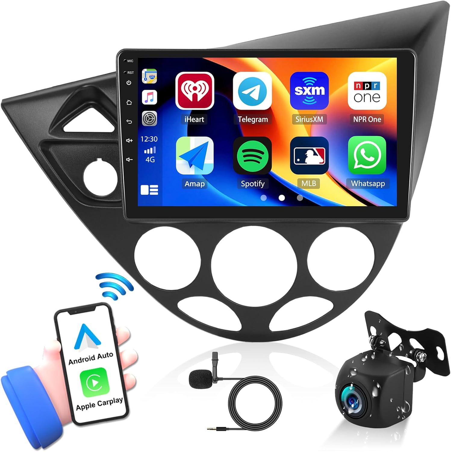 Amazon.com: 2+64G Android 13 Car Stereo for Ford Focus 1998-2005 with ...
