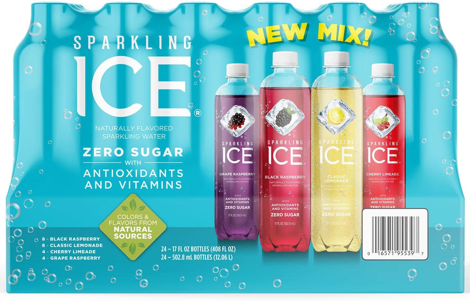 Amazon.com: Sparkling ICE Summer Beverage Variety Pack (24 X 17 Floz ...