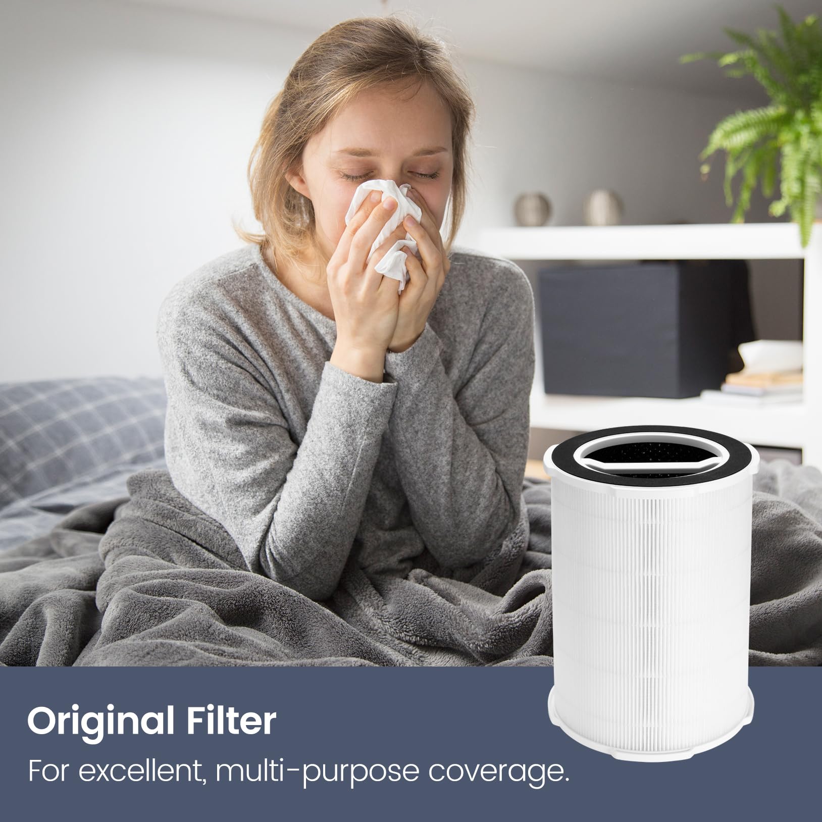 Snapklik.com : Genuine 2 Packs G200S/G200 Air Purifier Replacement Filter