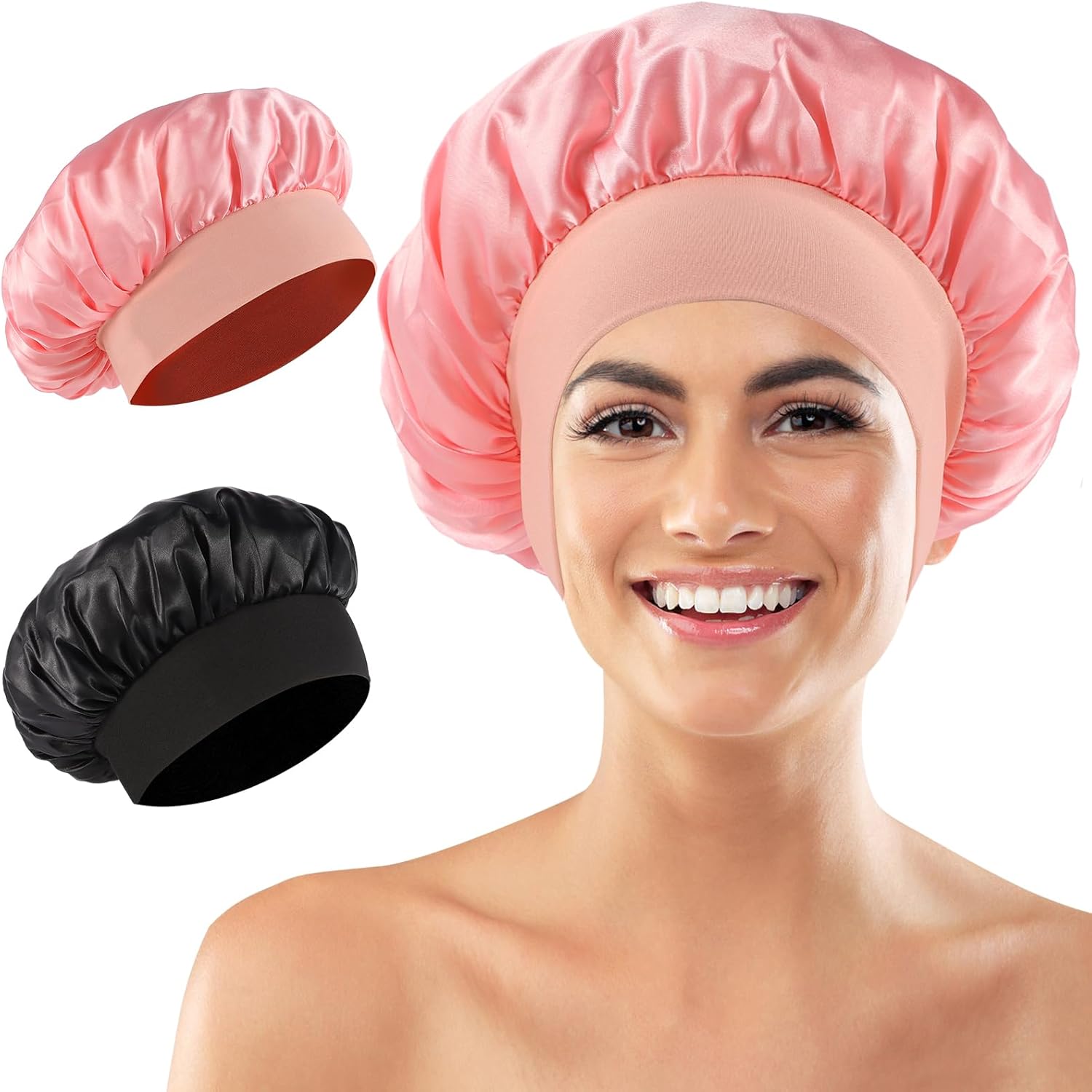 Cuffia in Seta per Dormire, Cuffia Seta Capelli Notte, Berretto per ...
